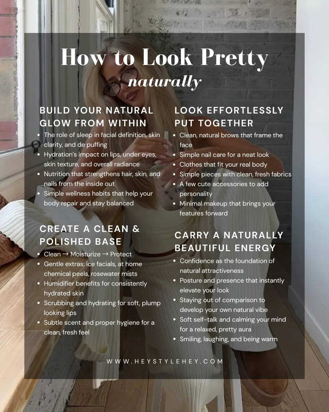 How to Look Pretty Naturally in Your Everyday Life
