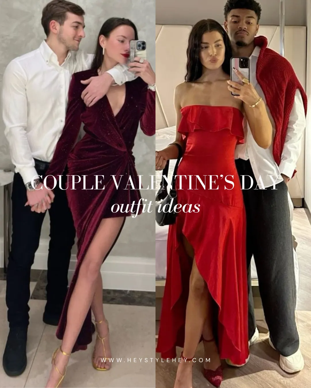 25+ Couple Valentine’s Day Outfits That Totally Match Any Vibe