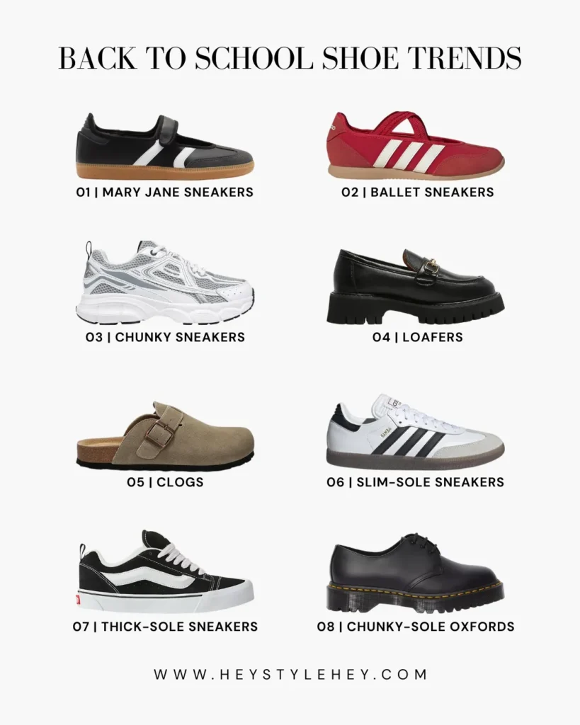 Back to School Shoe Trends 2026: 8 Shoes Everyone's Wearing